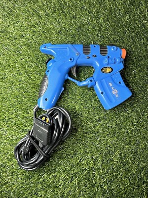 Madcatz Blaster For PS1 & PS2 Playstation 2 Blue Controller 8288 TESTED ...