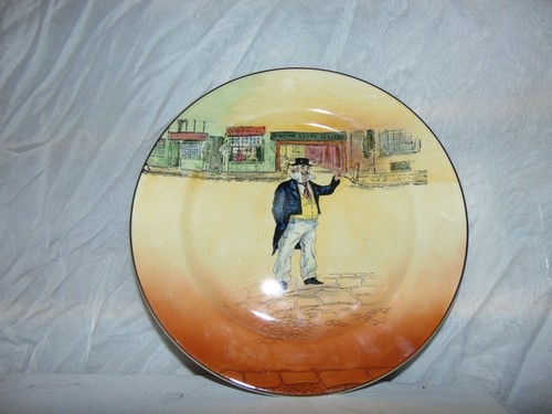 Rare Royal Doulton Dickens-Ware D Cap'n Cuttle Plate CHARLES DICKENS ...