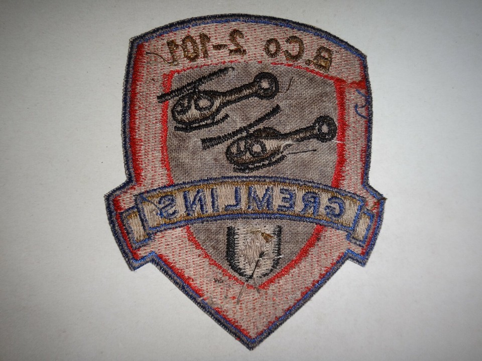 Vietnam War B Company 2nd Battalion 101st Aviation Regiment GREMLINS ...