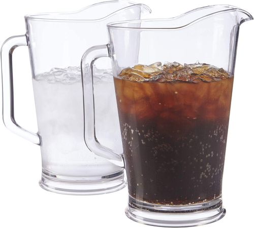 US Acrylic Bistro Clear Pitcher 64 oz Unbreakable Tritan | Set of 2 | eBay