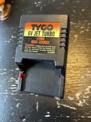 Tyco RC 6V (6.0V) Jet Turbo 4 Hour Quick Charger 2990 For NiCd Battery ...