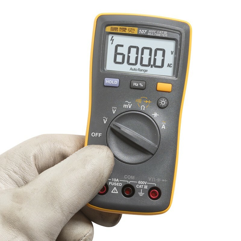 Fluke 107 Handlich Digital Multimeter Messgerät Amperemeter Voltmeter ...