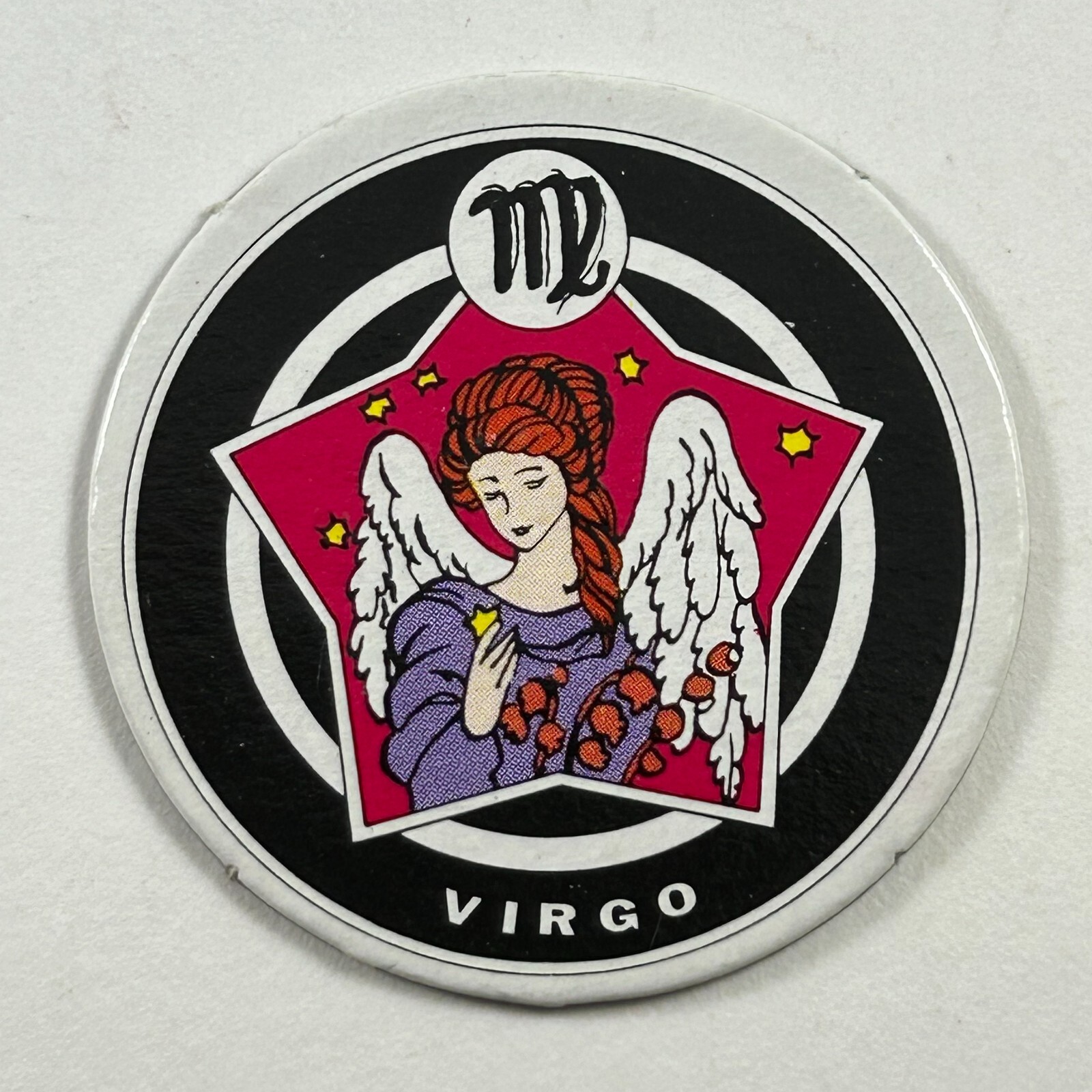 POGs Virgo POG #6 Zodiac Sign Astrology Made in Taiwan R.O.C. Angel | eBay