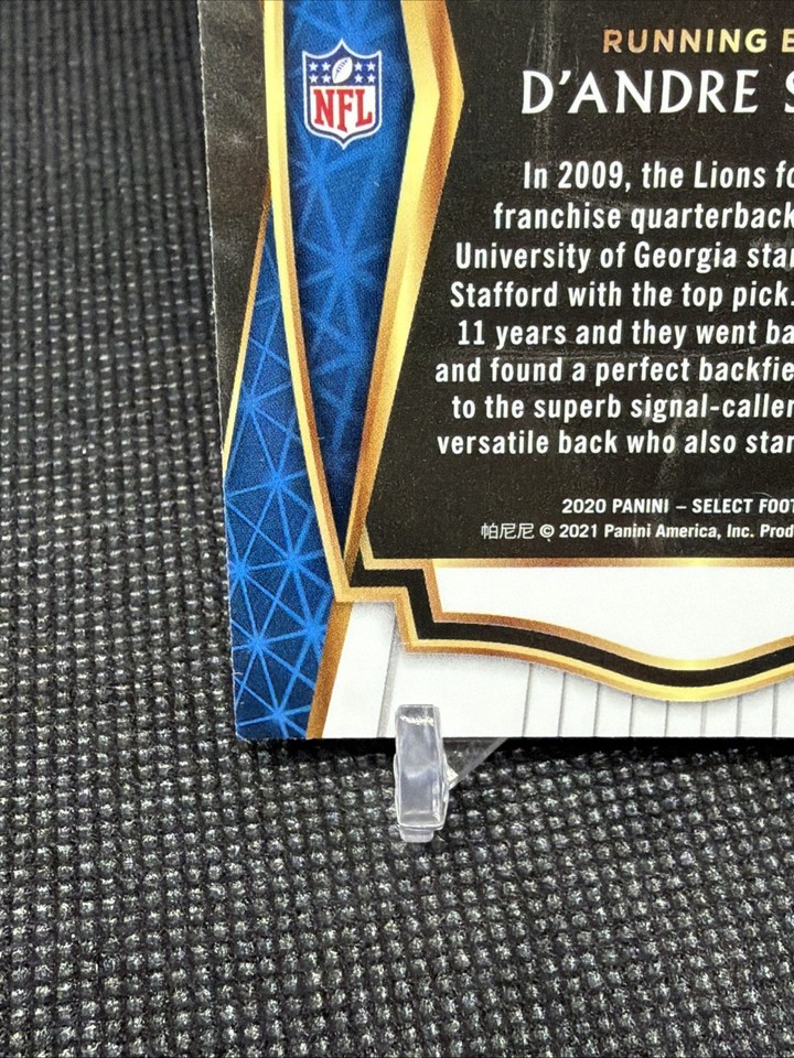 2020 Panini Select - Premier Level D'Andre Swift #151 Silver Prizm (RC ...