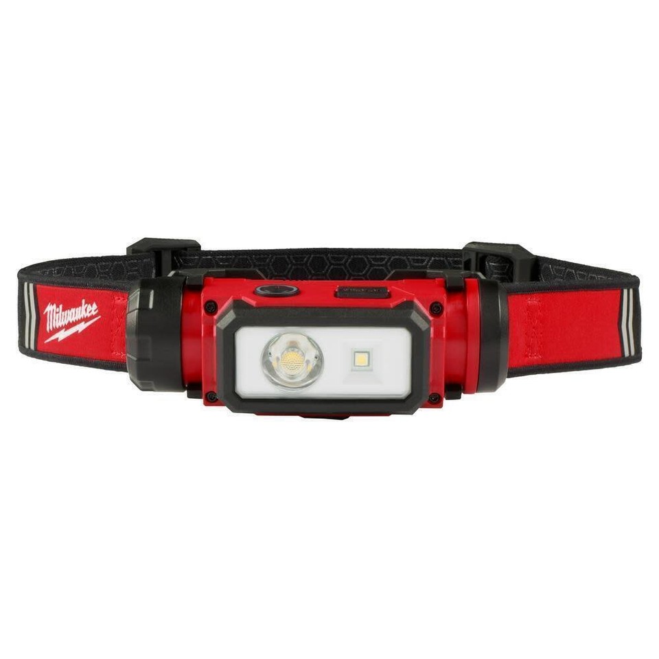 Milwaukee 2163-21 RedLithium USB 3.0 Hard Hat 600 Lumen Headlamp ...