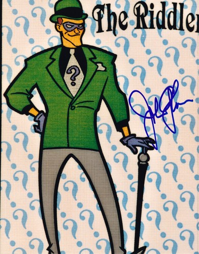 SIGNED 8x10 - JOHN GLOVER - Riddler "BATMAN: ANIMATED SERIES ...