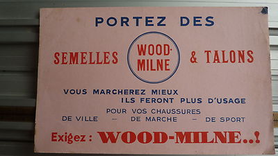BUVARD PUBLICITAIRE : semelles WOOD-LINE | eBay