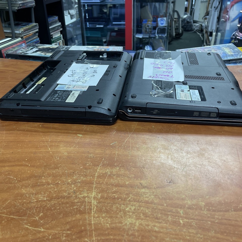 LOT OF 2 LAPTOPS 1 HP DV6000 &EMACHINES E525 FOR PARTS | eBay
