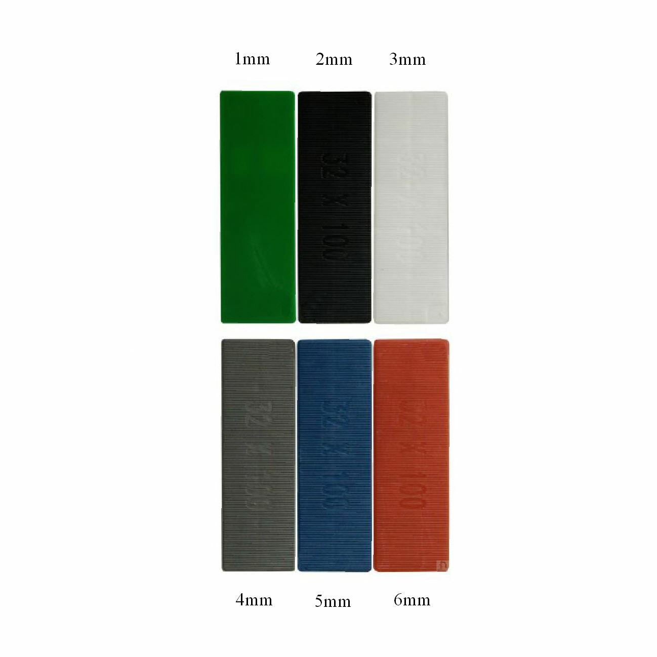 1mm Flat Plastic Spacers 50-Pack Mixed Plastic Shims/Spacers For ...