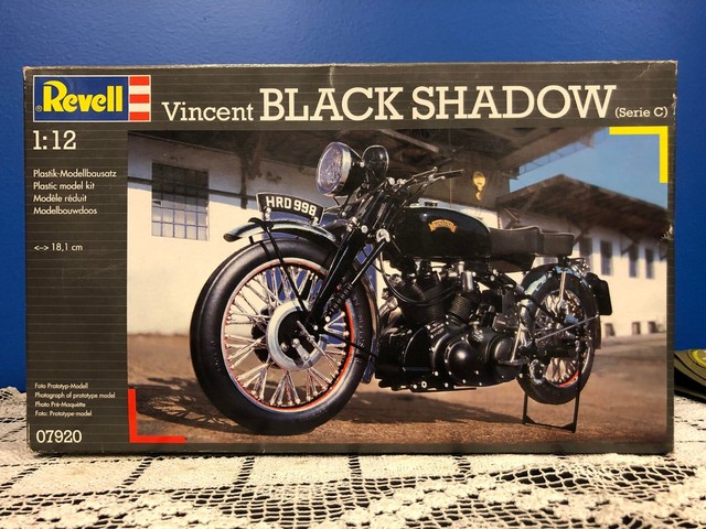 REVELL 07920 Vincent Black Shadow 1/12 Scale Plastic Model Kit for sale ...