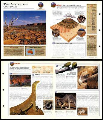 The Australian Outback #5 World - Wildlife Explorer Fold-Out Card | eBay