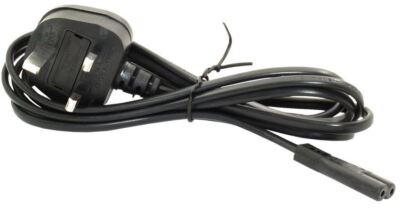 1 x Mains Lead UK Mains Plug to Figure 8 Socket 2M | eBay UK