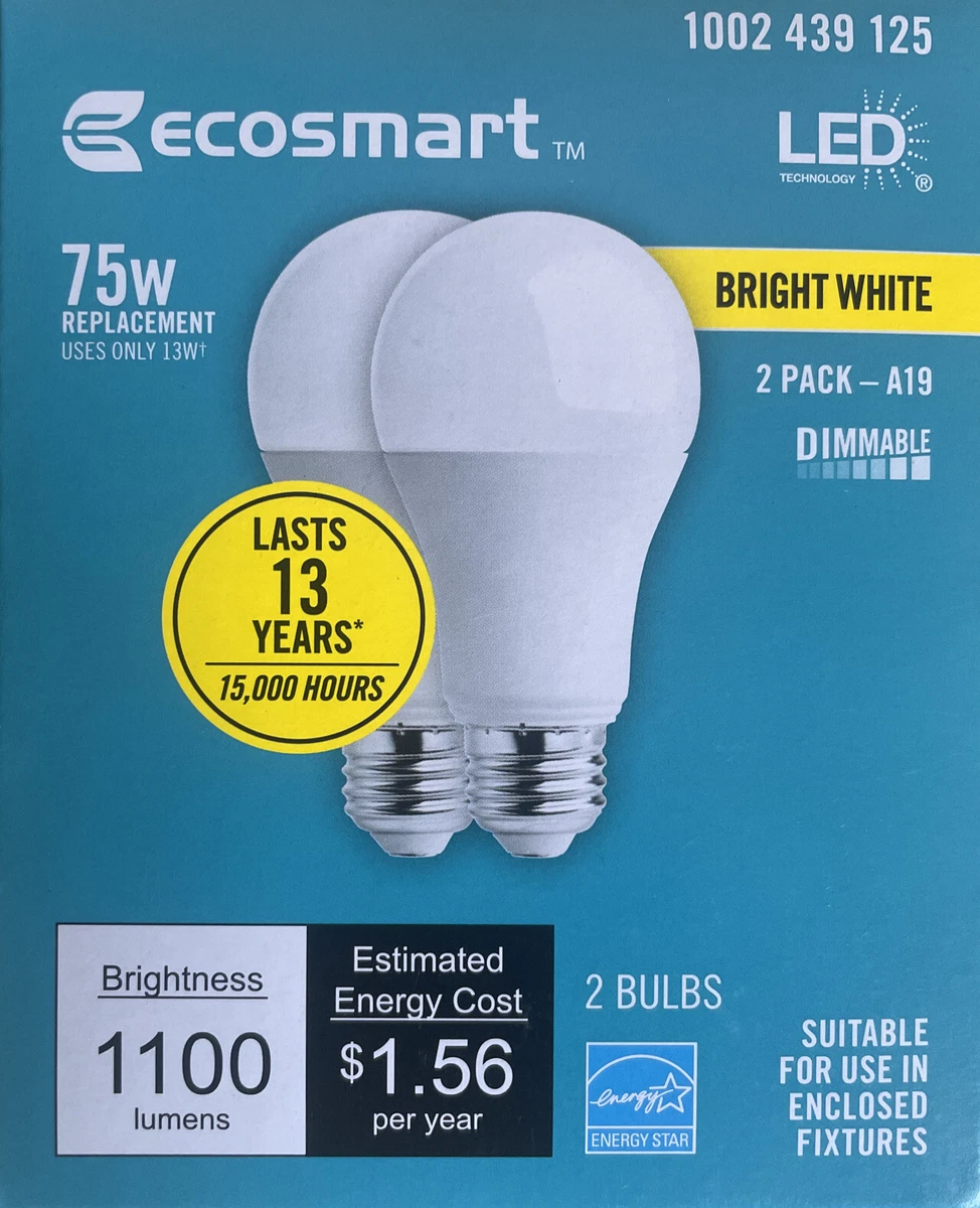 Led Light Bulb 75 Watt Equivalent | Shelly Lighting