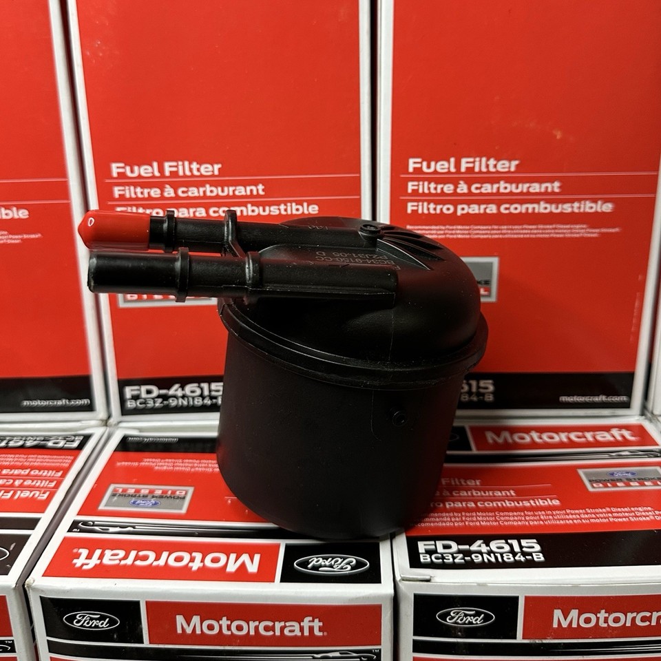4X Genuine Motorcraft FD4615 Diesel Fuel Filter for Ford F-250 Super F ...