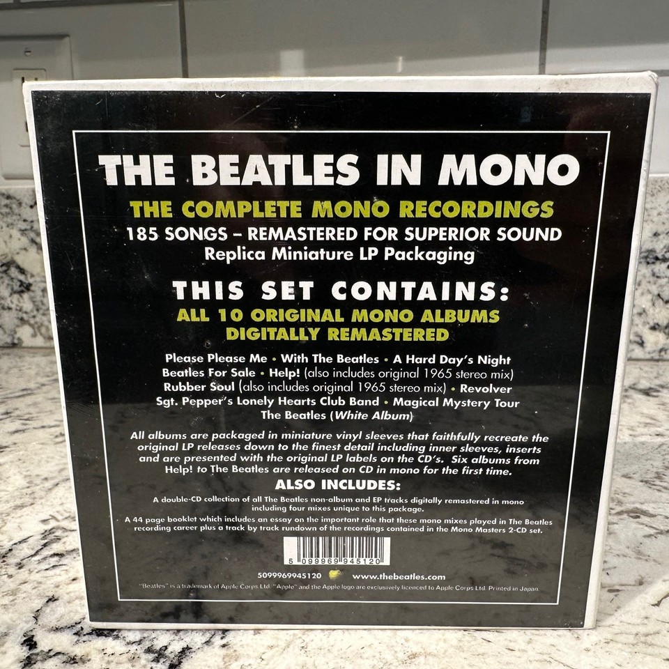 THE BEATLES IN MONO The Complete Mono Recordings Box Set Remastered CD's SEALED 5099969945120| eBay