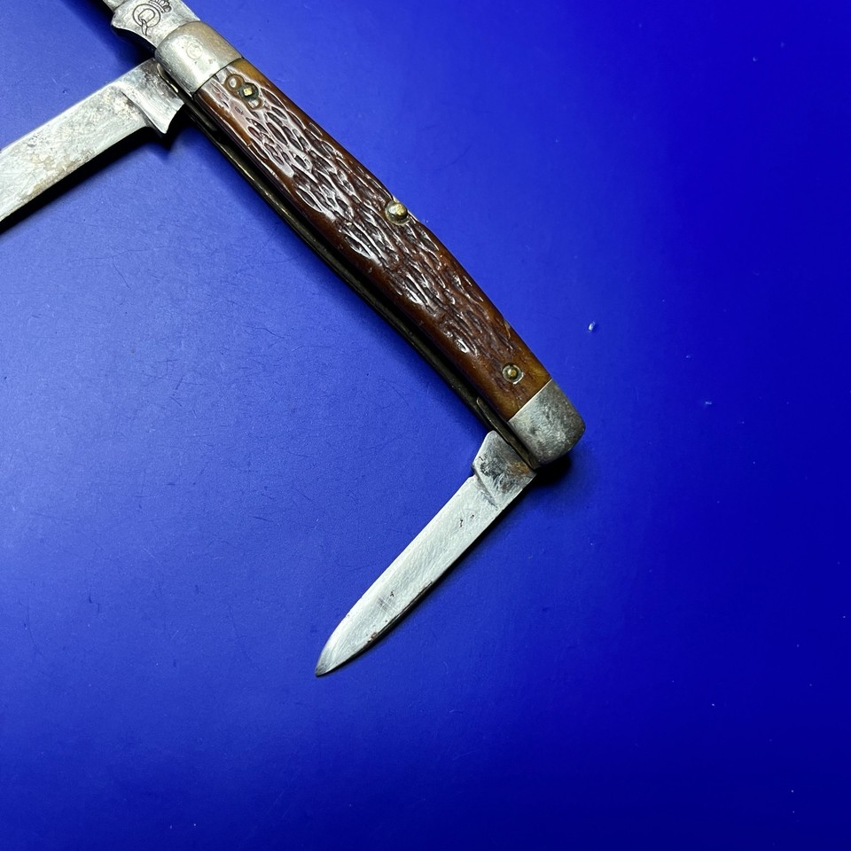 Vintage Queen Steel Stockman Folding Pocket Knife | eBay