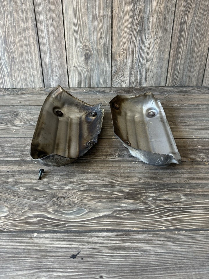 03-07 G35 350z OEM Factory Exhaust Header Heat Shields LH & RH | eBay