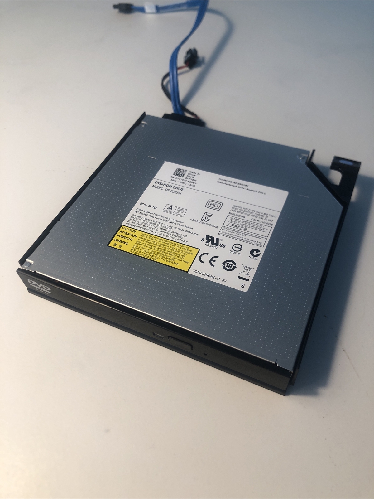 Dell DVD-ROM Drive DS-8D3SH/DS-8D3SH26C SATA Optical Drive Dell Server ...