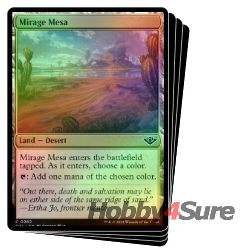 Foil Mirage Mesa X4 M/NM Magic: The Gathering MTG Outlaws Of Thunder ...
