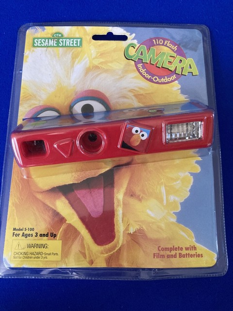 Vintage 1998 Sesame Street Elmo 110 Flash Camera Model S-100 for sale ...