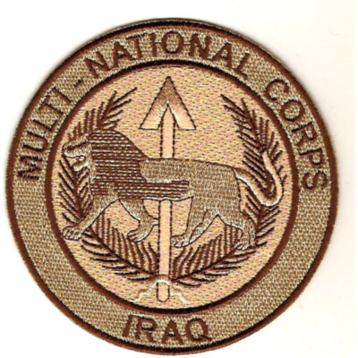 Multi-National Corps Patch Iraq Desert | eBay