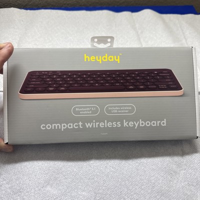 New HEYDAY COMPACT WIRELESS KEYBOARD Wireless Bluetooth Keyboard | eBay