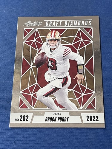2024 Brock Purdy Panini Absolute DRAFT DIAMONDS #DD-BPY San Francisco 49ers | eBay UK