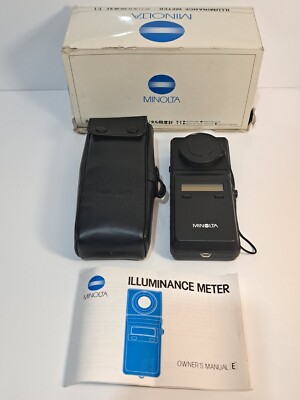 Minolta Illuminance Meter T -1 Working Light Meter In Original Box | eBay