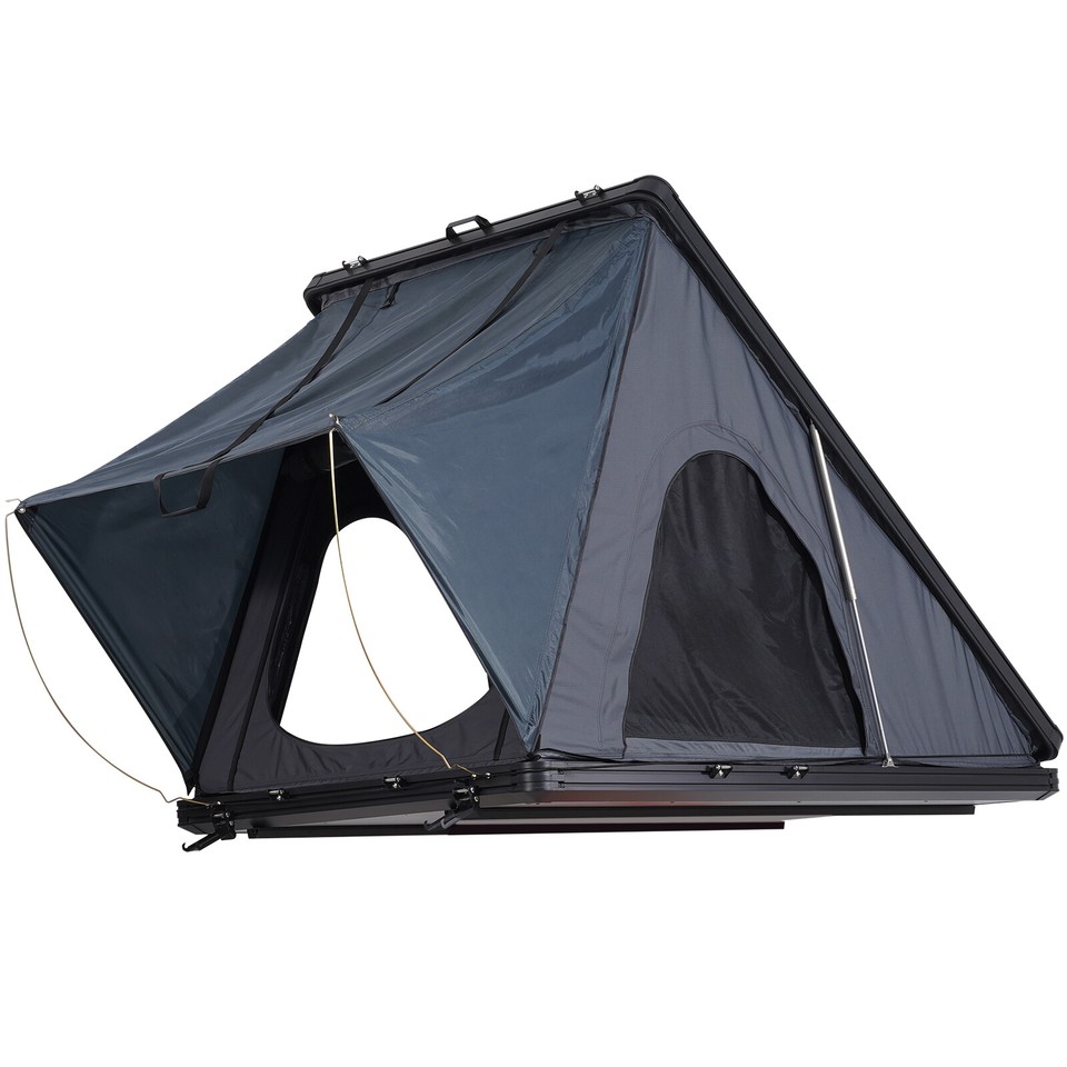 VEVOR Triangle Hard Shell RoofTop Tent w/ Ladder for SUV Jeep Pop-up ...
