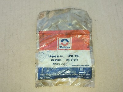 OEM # 3033879 # 15-5151 GM General Motors AC DELCO OEM new A/C ORIFICE ...