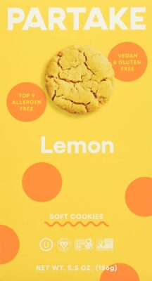 Partake Foods Soft Lemon Cookies Box 5.5 Oz | eBay
