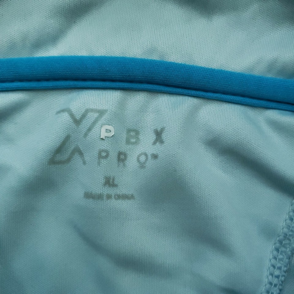 PBX Golf Polo Mens Shirt Performance Short Sleeve Athletic Striped Size ...