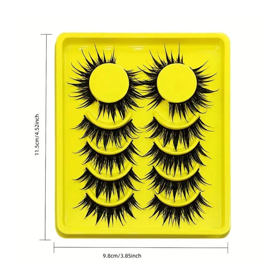 Wet-tipped False Eyelashes Thick One-piece Natural Simulation Thick ...