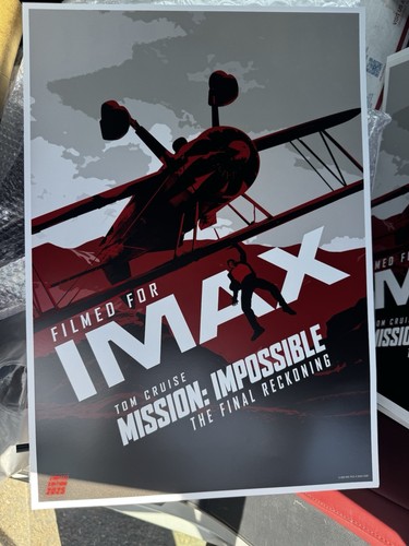 Mission Impossible Final Reckoning AMC IMAX Fan Event 14x20 D/S Poster ...