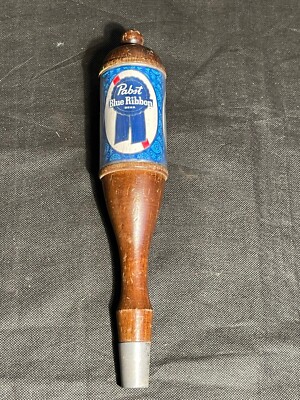 Vintage Pabst Blue Ribbon Beer Wooden Tap Handle Blue Ribbon Tap Handle ...