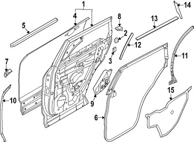 Genuine Nissan Rear Seal 82836-6TA0A | eBay