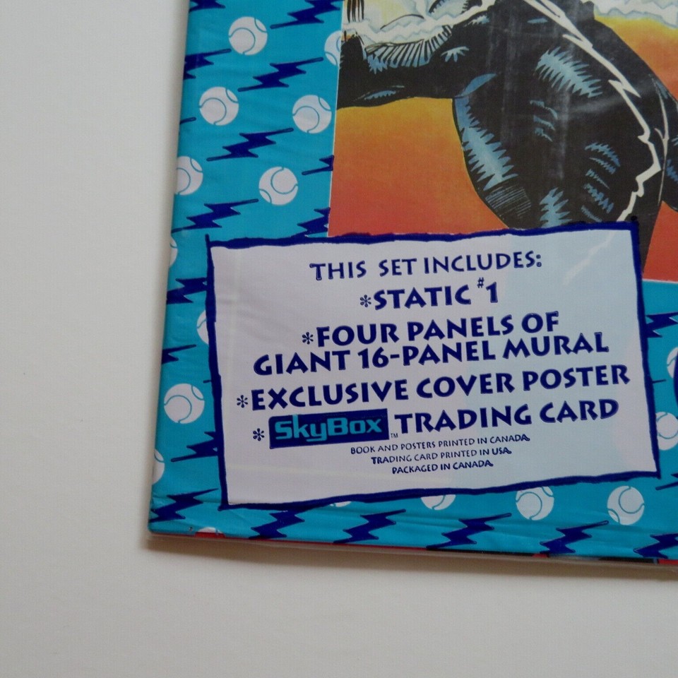 Static Milestone 1 (1993) Direct Edition Polybagged DC Comics S | eBay