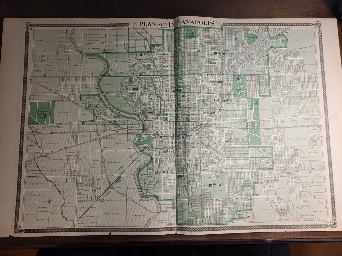 Marion County Indiana Plat Maps