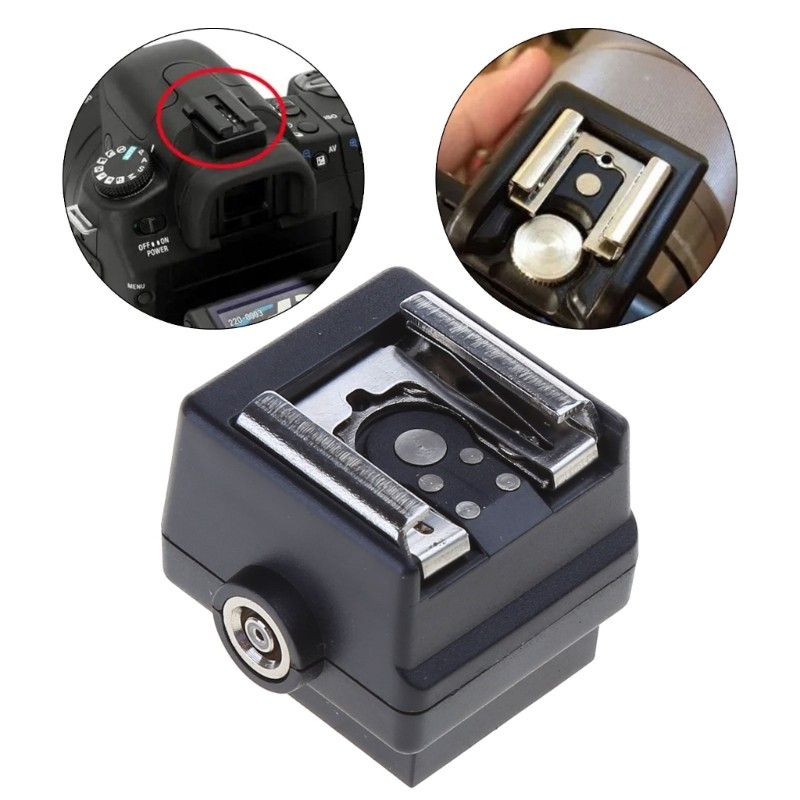 Standard Hot Shoe Adapter Converter Portable Mini Heavy Duty Camcorders ...