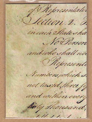 2006 Topps Chrome - Signers of the United States Constitution Refractor ...