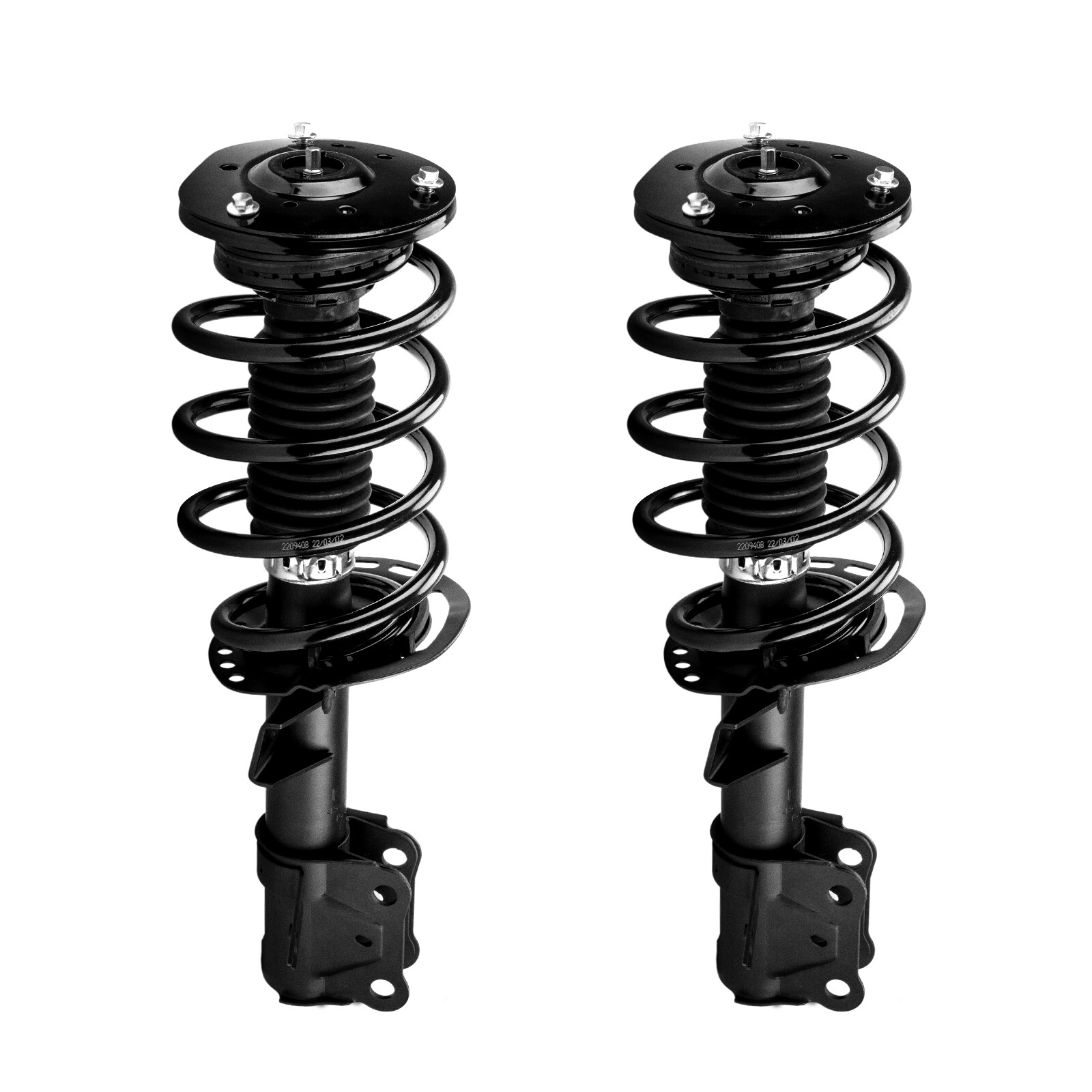 2x Front Complete Shocks Strut Spring FITS 2013-2018 Ford Fusion 1.5L 1 ...