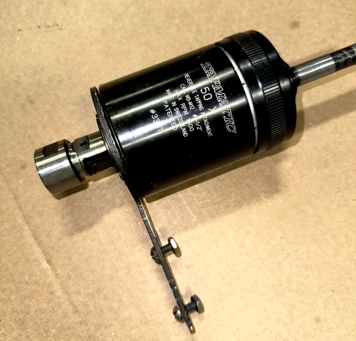 Tapmatic 50X Reversible Tapping Attachment,5/8" & R8 Shank, 2 collets ...