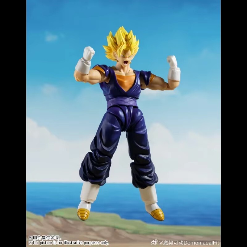 Demoniacal Fit Dragon Ball Z SHF Super Saiyan SSJ Card Vegetto Vegeta ...