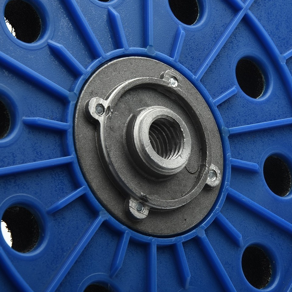 9 230mm Backup Pad W/14mm Sanding Disc Thread Drywall Sander Hook &Loop ...