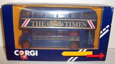 CORGI - TT LONDON BUS - THE TIMES | eBay
