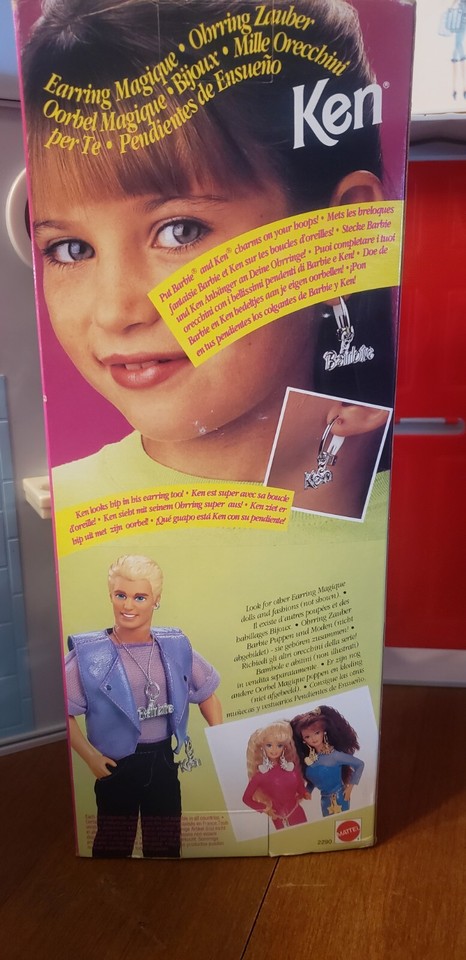 Earring Magic Ken Doll 2290 Mattel 1992 NIB NRFB | eBay