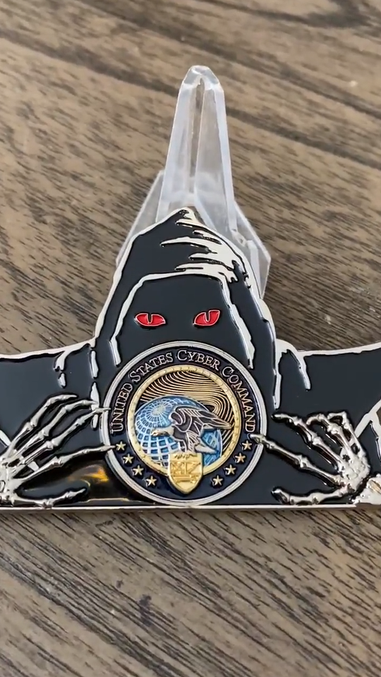 Reaper Watcher CYBERCOM USN USAF CYBER Challenge Coin | eBay