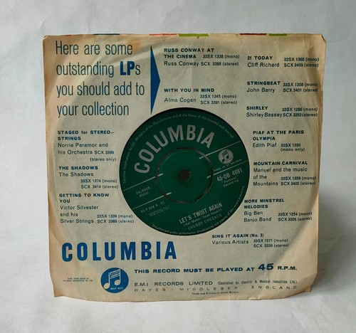 Chubby Checker - Let's Twist Again - 17.8cm Musik Vinyl Record | eBay ...
