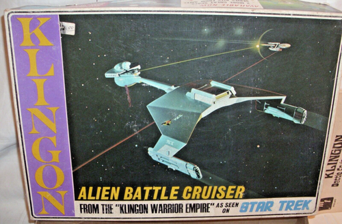 AMT STAR TREK KLINGON ALIEN BATTLE CRUISER MODEL KIT S952 1968 | eBay