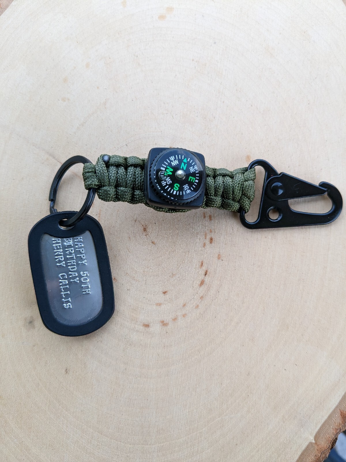 Custom Embossed Military Key Chain Army Navy Marines ID Dog Tags ...